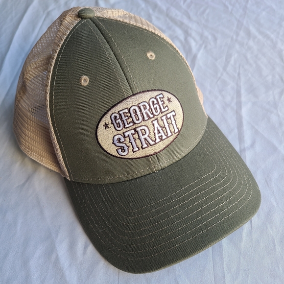 Dome | Accessories | George Strait Green And Tan Cap Hat County Western ...
